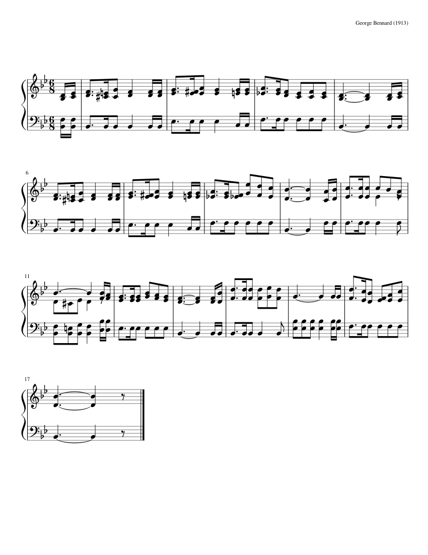 Old Rugged Cross Sheet music for Piano (Solo) | Musescore.com