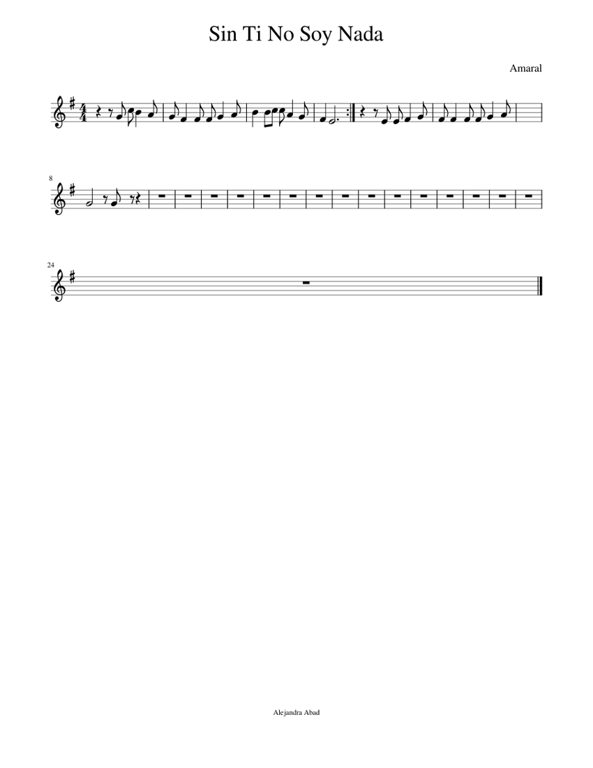Sin_Ti_No_Soy_Nada.mscz Alejandra Sheet music for Piano (Solo ...
