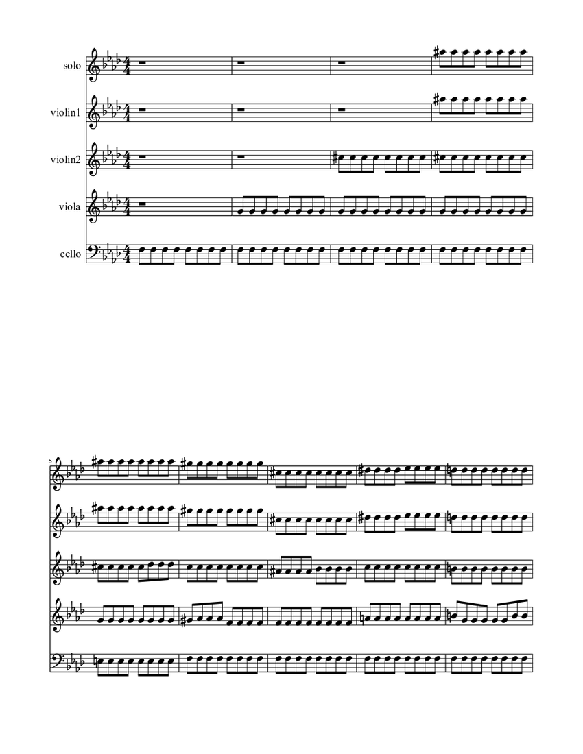 Winter Sheet music for Violin, Cello, Viola (String Quartet ...