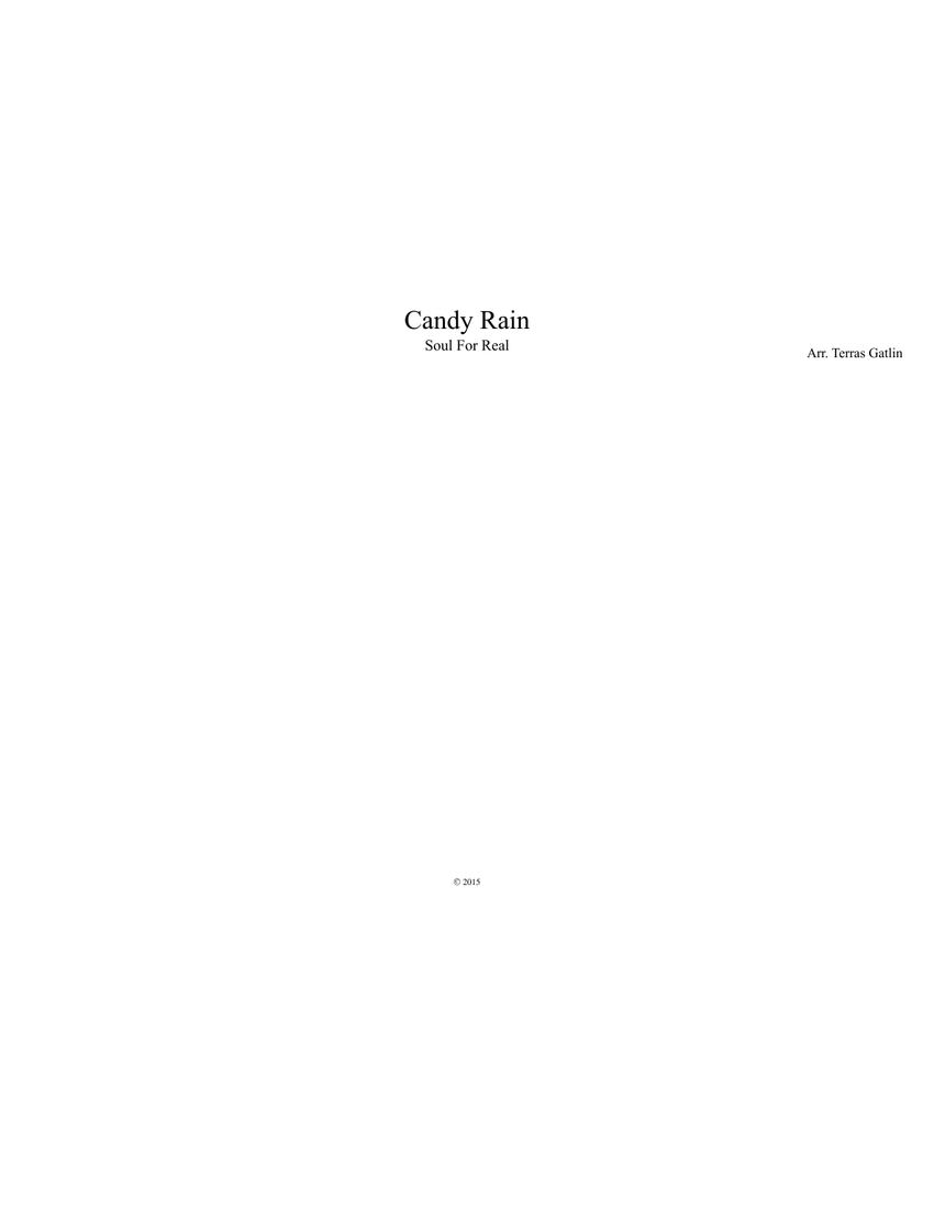 Candy Rain Sheet music for Trombone, Flute (Mixed Duet) | Musescore.com