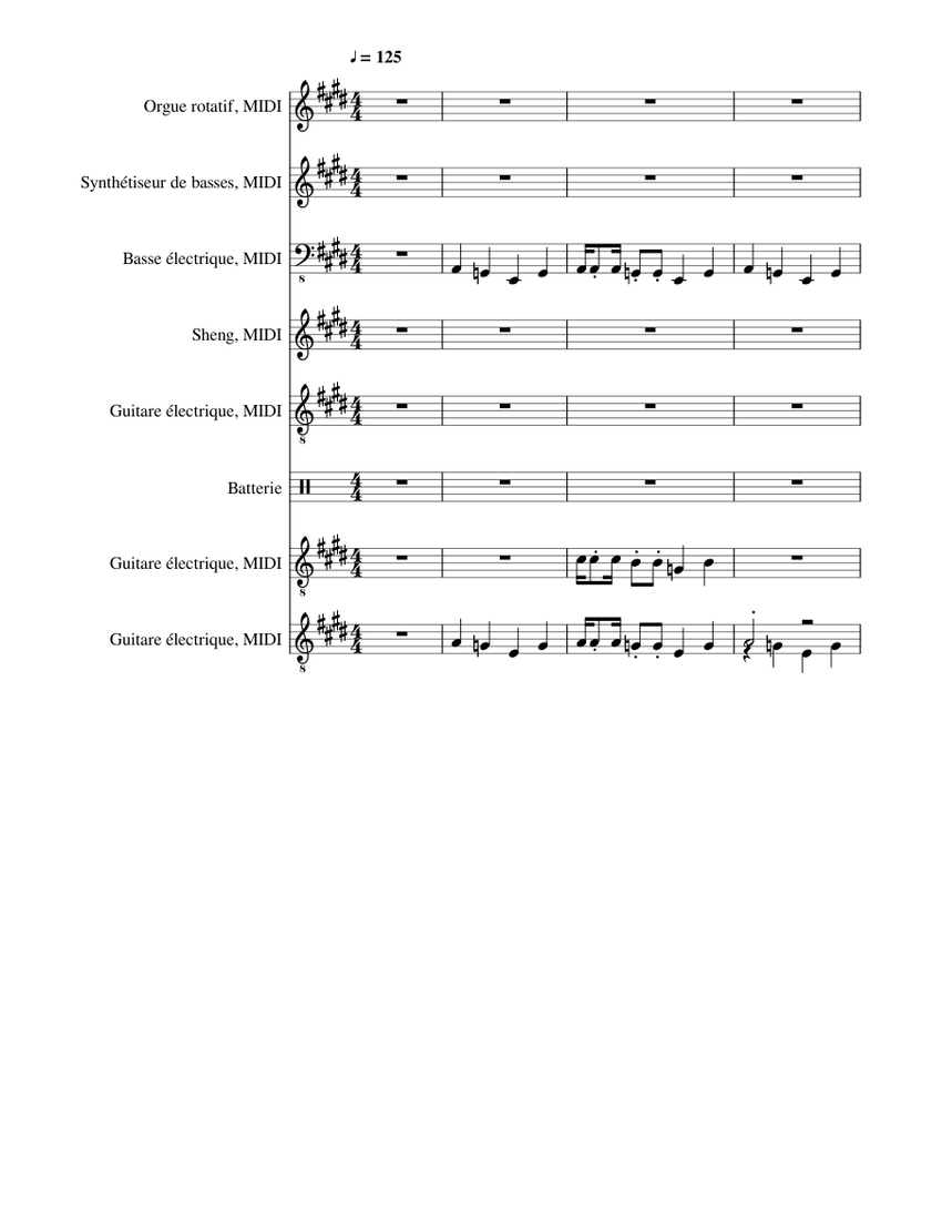 The Specials - Gangsters Sheet music for Organ, Bass, Guitar ...