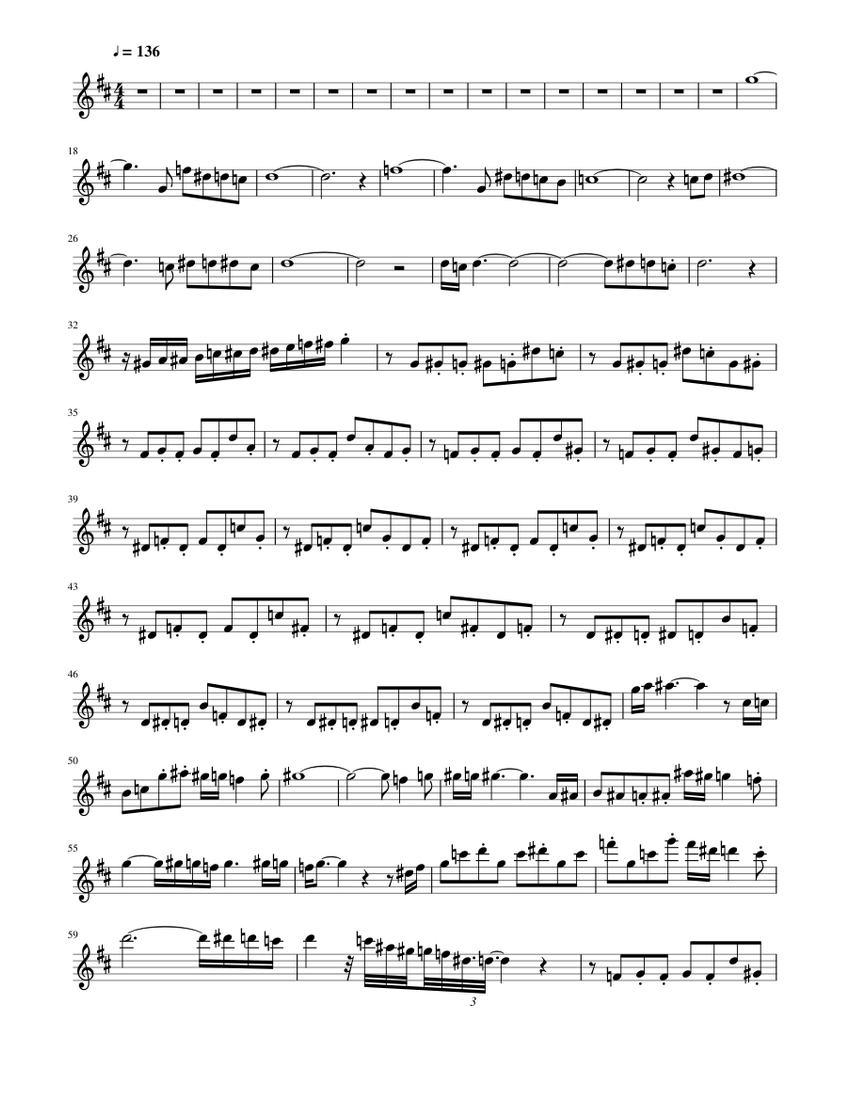 Over_the_Rainbow Sheet music for Clarinet (In A) (Solo) | Musescore.com