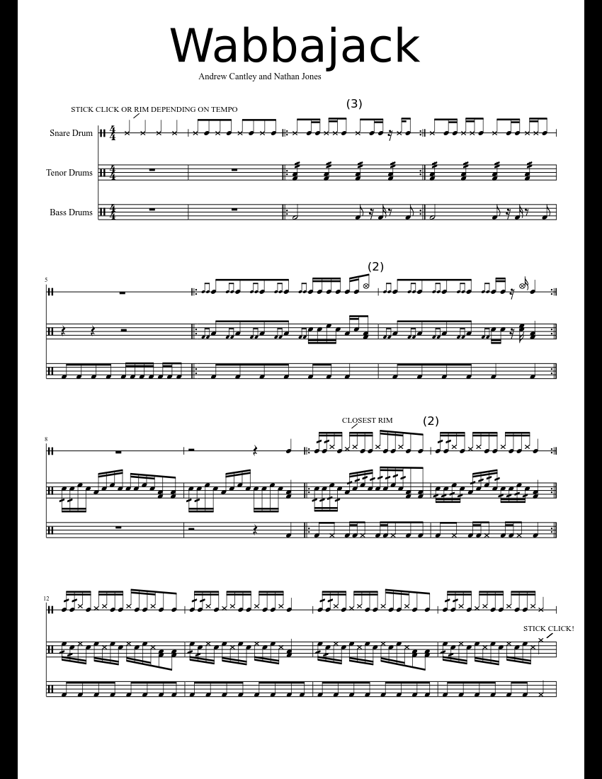 Wabbajack sheet music download free in PDF or MIDI