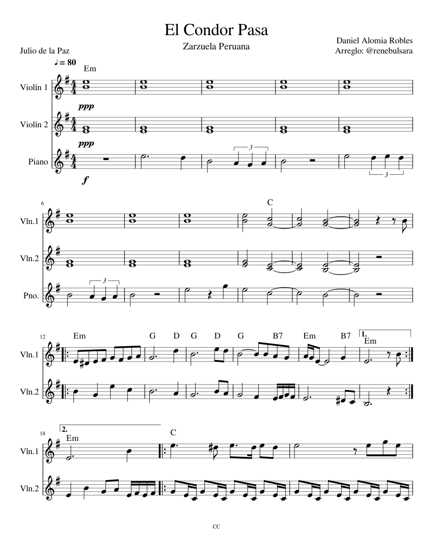 El Condor Pasa Midi _ EL CÓNDOR PASA – JISMCS