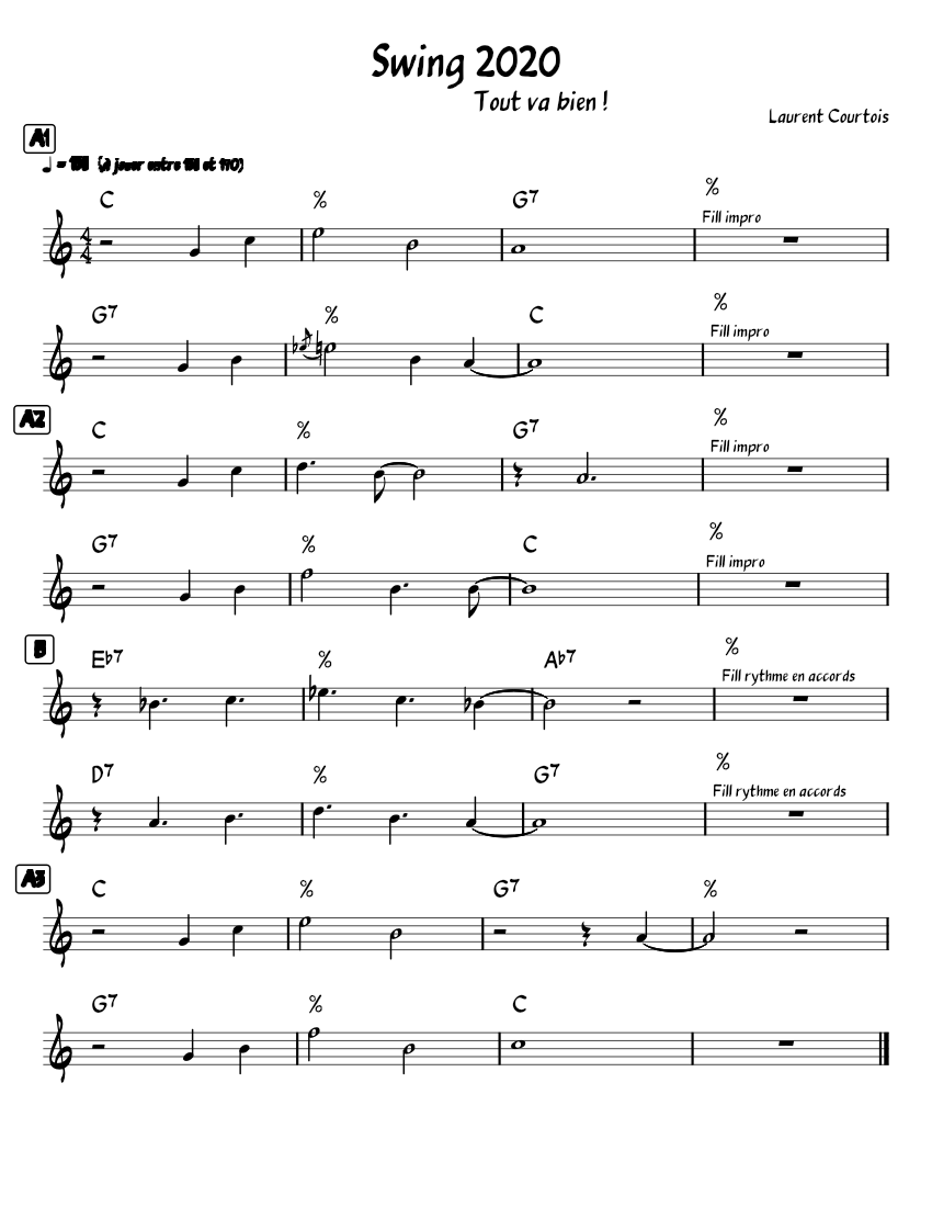Swing 2020 Sheet music for Piano (Solo) | Musescore.com
