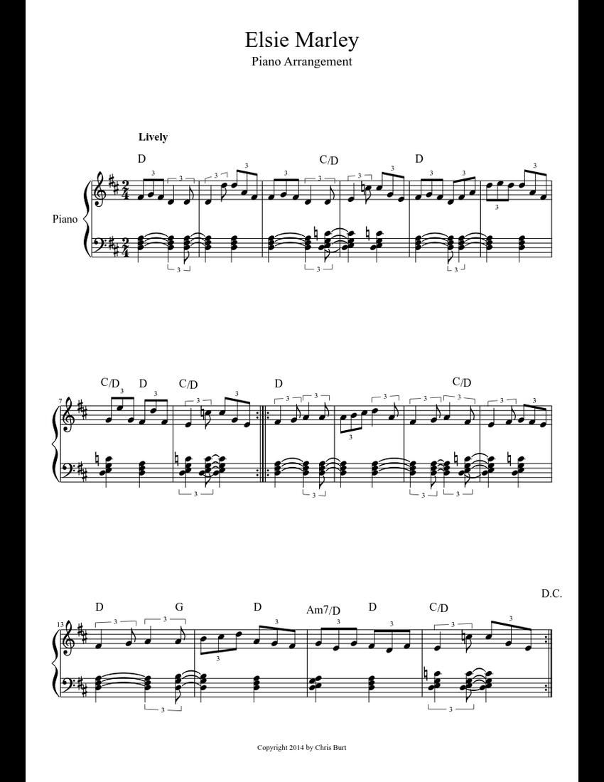 Elsie Marley sheet music download free in PDF or MIDI