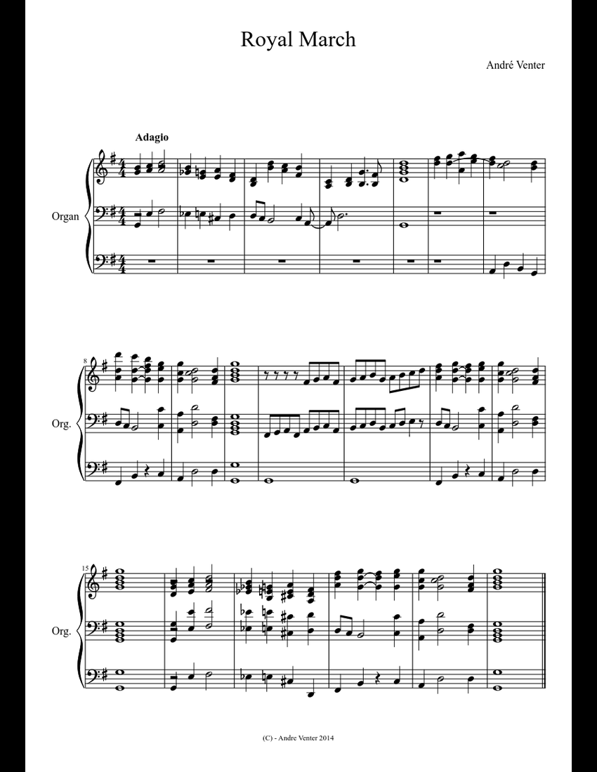 Royal March sheet music download free in PDF or MIDI