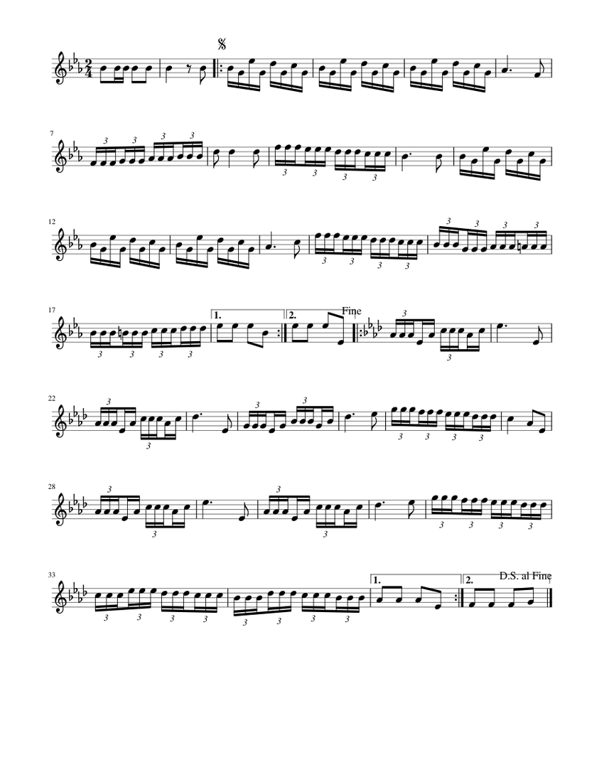 Polka 1 Sheet music for Trumpet | Download free in PDF or MIDI ...