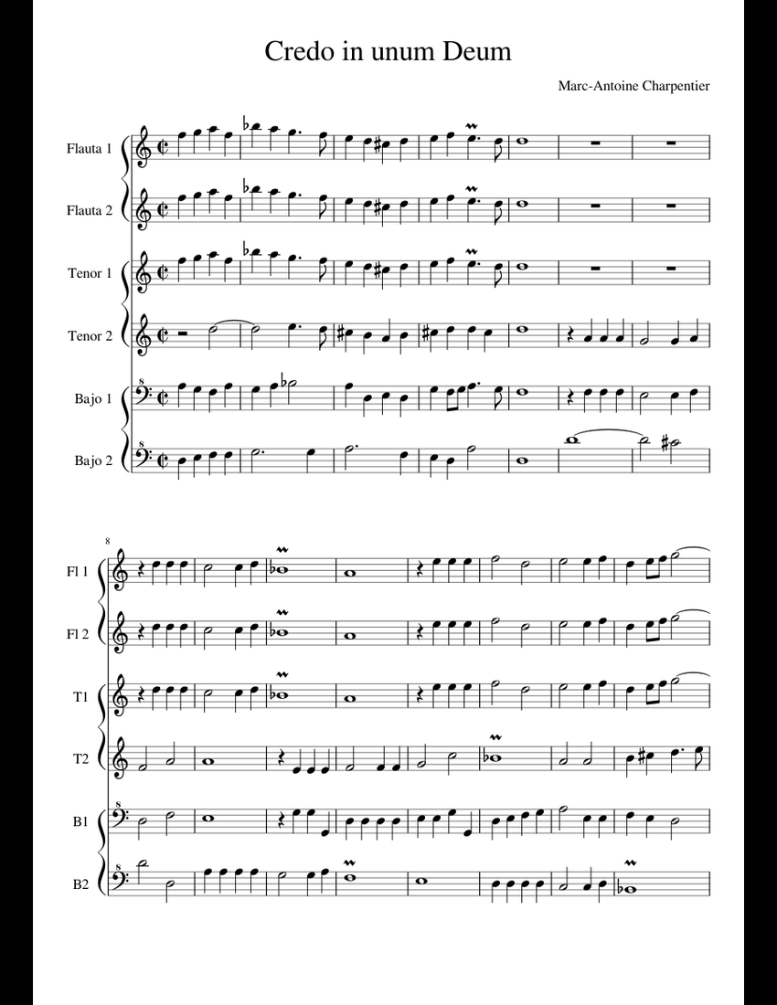 Credo in unum Deum - Messe de Minuit puor Noël - Marc Antoine ...