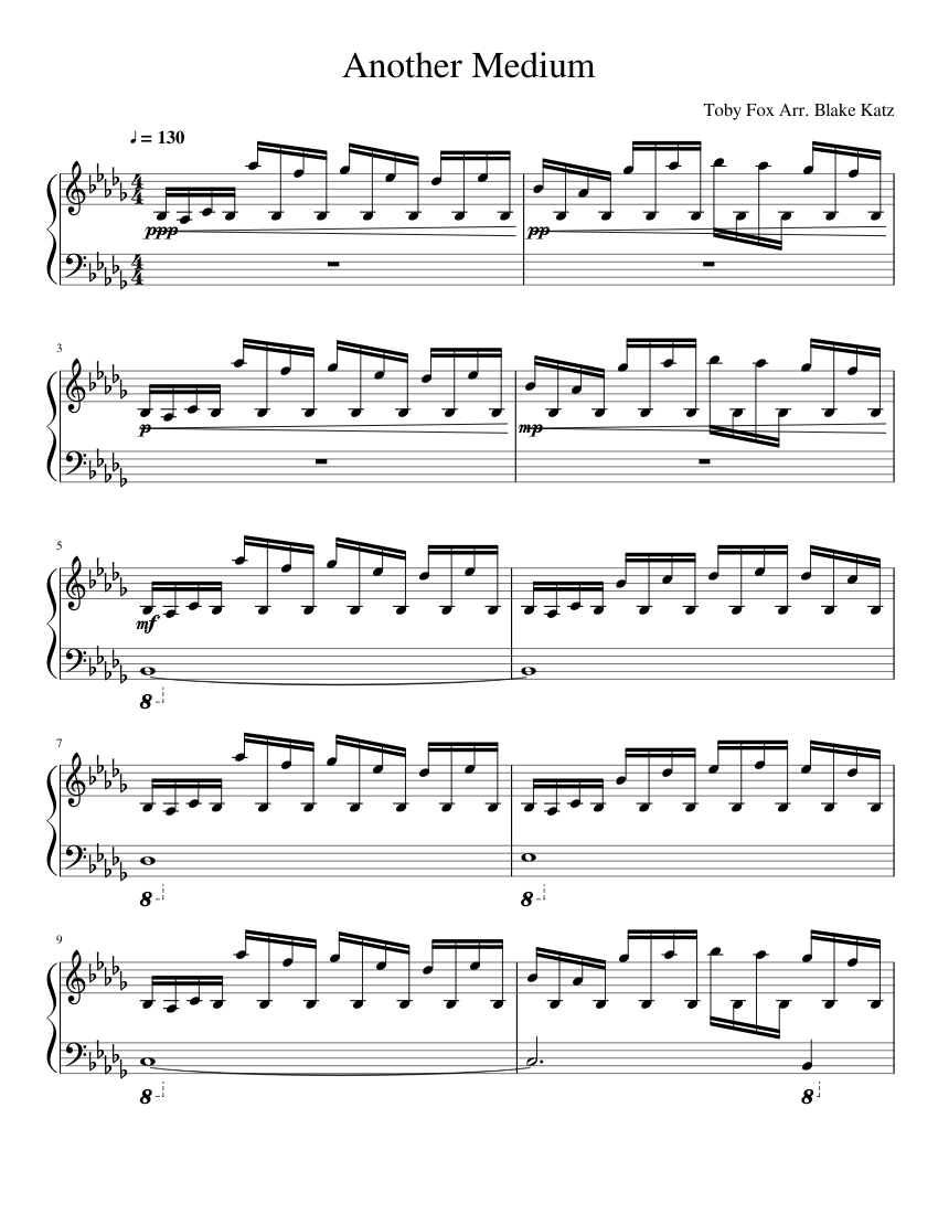 Another Medium Sheet music for Piano (Solo) | Musescore.com