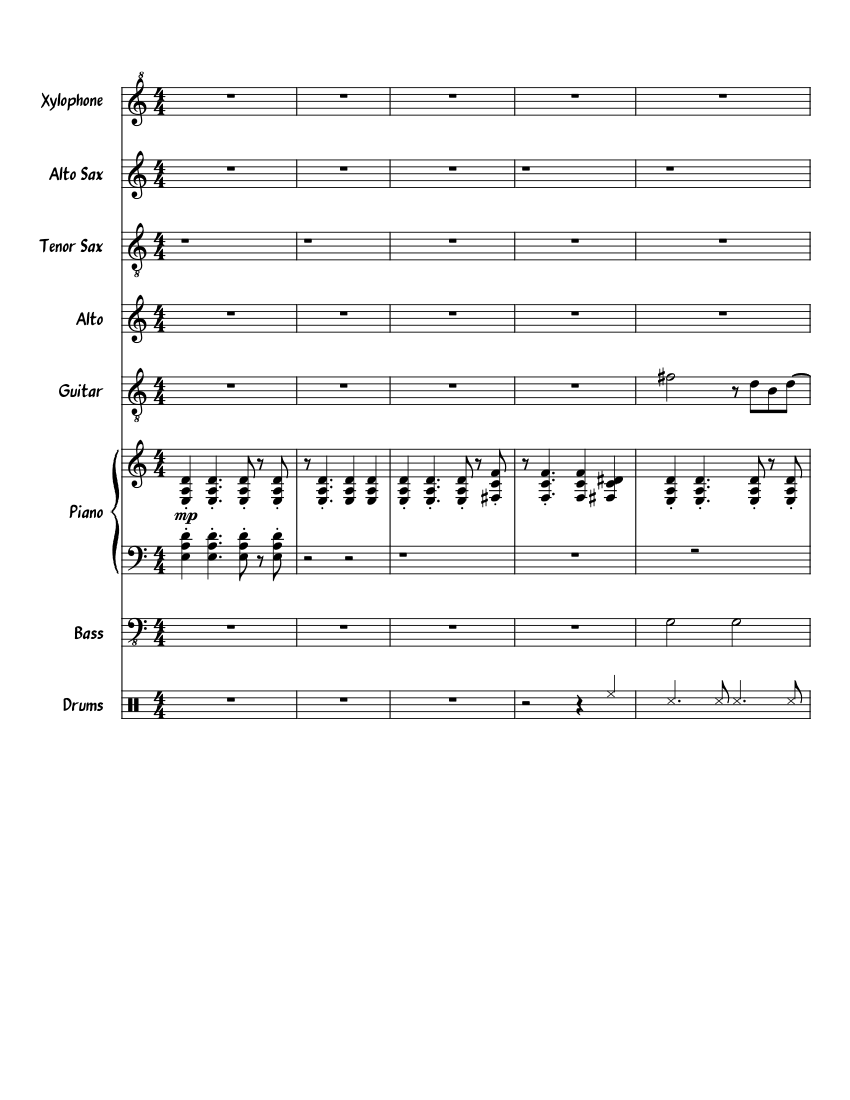 K.K. Bossa Life - Animal Crossing sheet music for Piano, Percussion ...