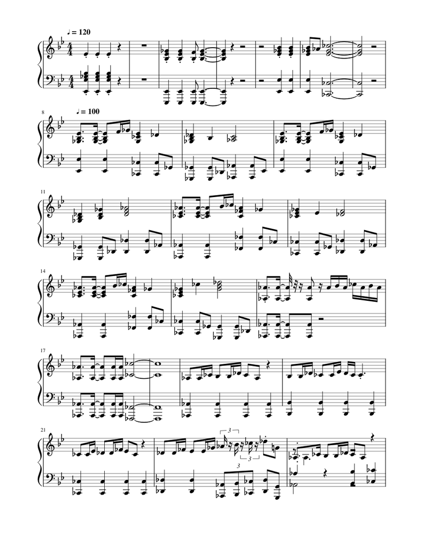 Formula_1_Theme_-_Brian_Tyler das original Sheet music for Piano (Solo) | Musescore.com