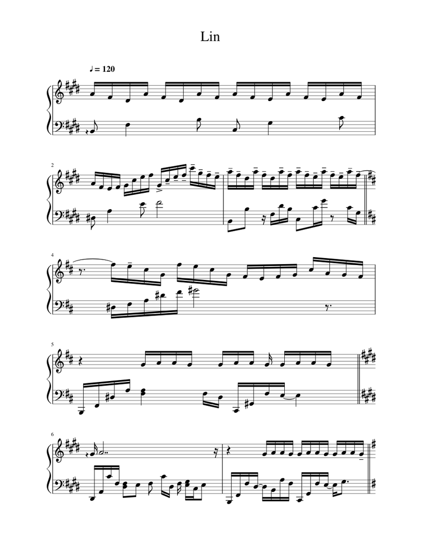 Never Learn - JJ Lin Sheet music | Musescore.com
