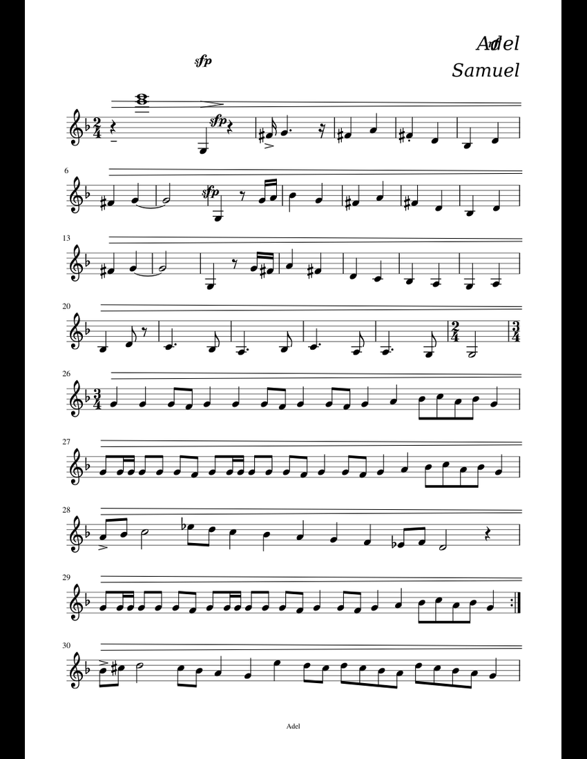 El Hob Keda - Umm Kulthum الحب كده - ام كلثوم sheet music for Voice ...