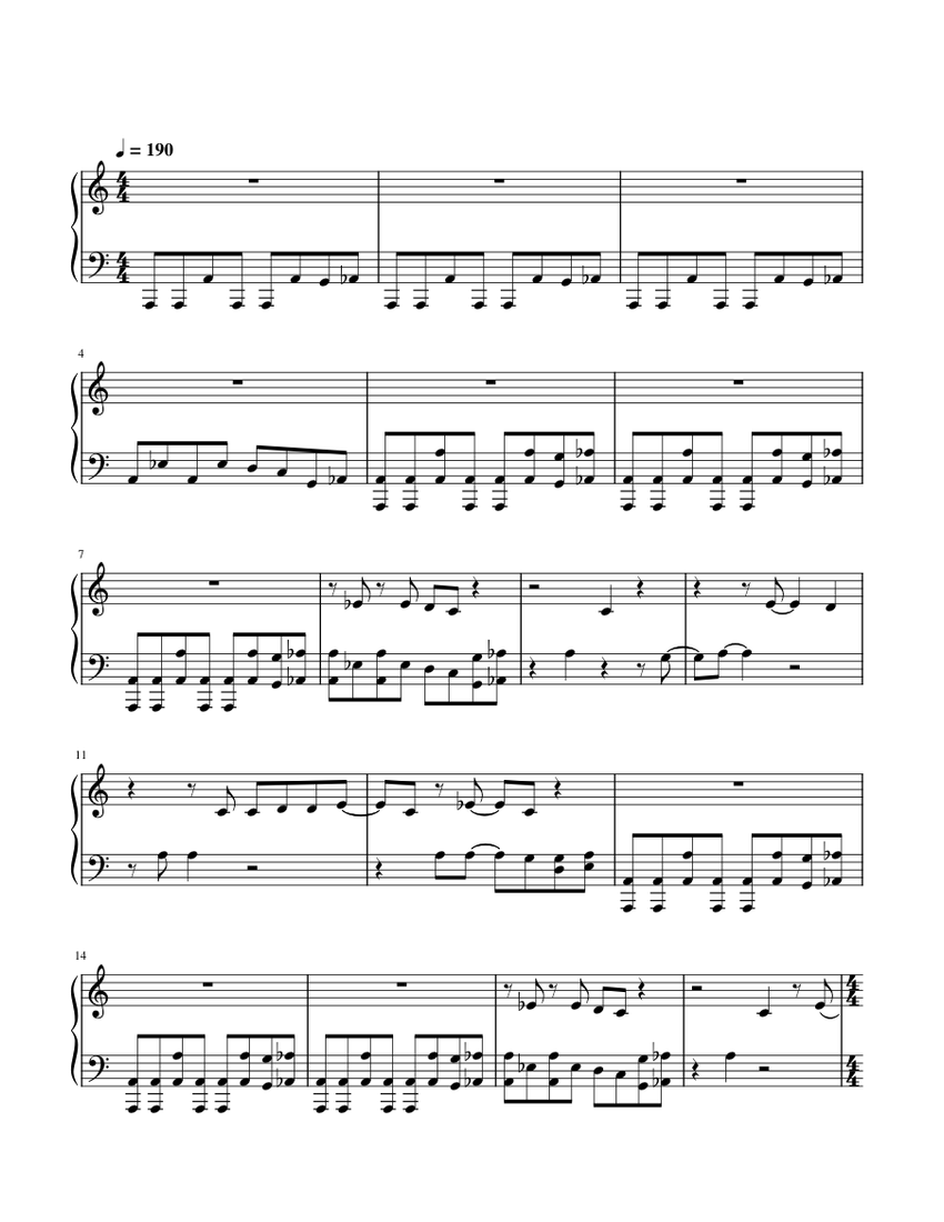 Entropical - Splatoon 2 Sheet music for Piano (Solo) | Musescore.com