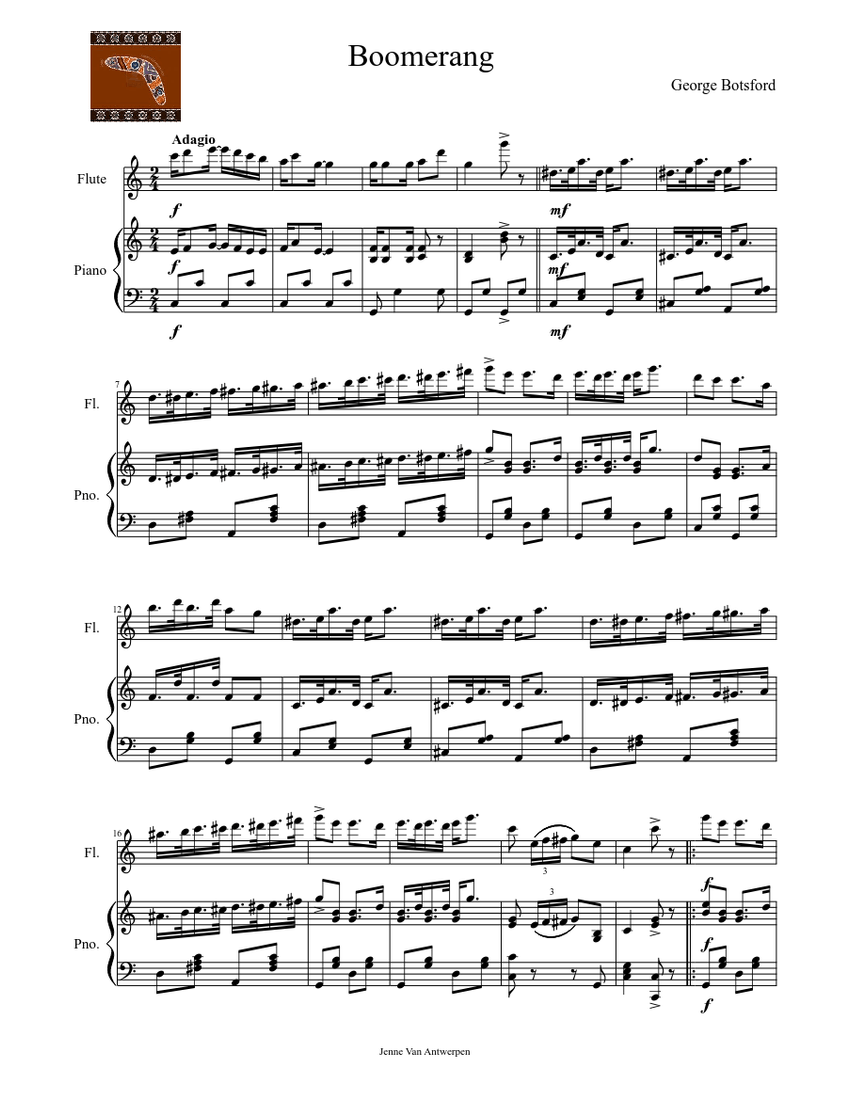 Boomerang Sheet music | Download free in PDF or MIDI | Musescore.com