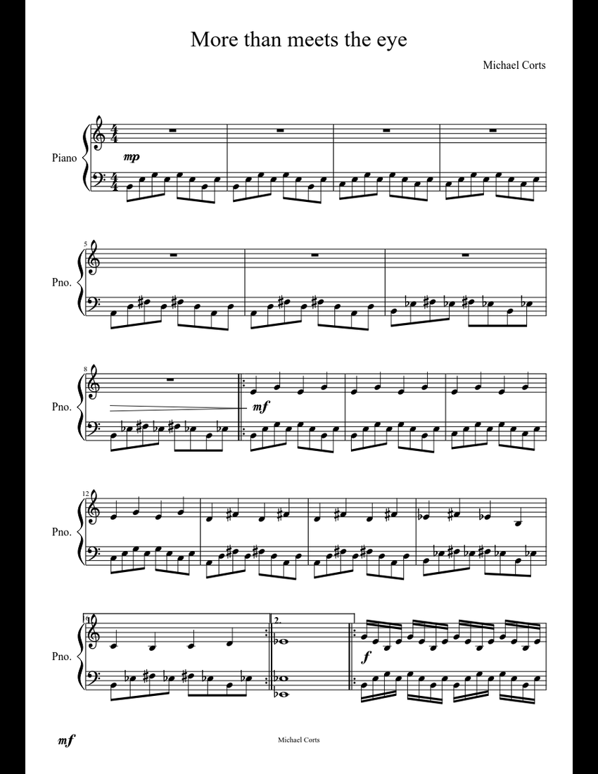More Than Meets The Eye Sheet Music Download Free In PDF Or MIDI More Than Meets The Eye Sheet Music Download Free In PDF Or MIDI